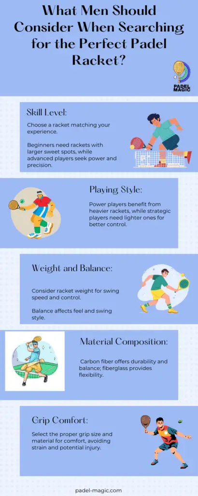 Best Padel Rackets for Men - Reviews and Comparison